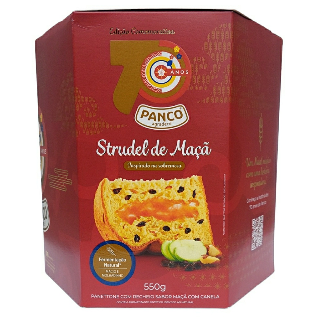 Panettone Panco Strudel de Maçã 550g | Shopee Brasil