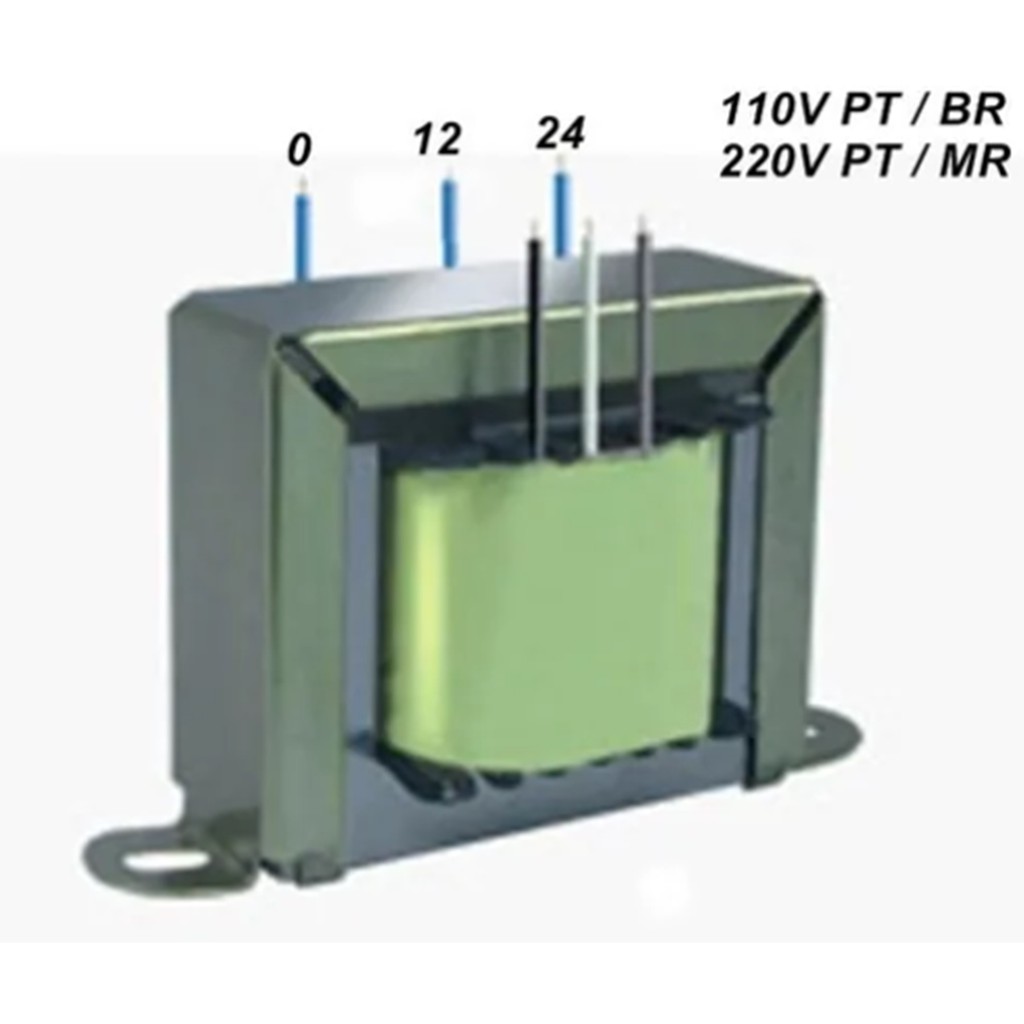 TRANSFORMADOR 12 + 12 VAC X 1A TRAFO 12V BIVOLT | Shopee Brasil