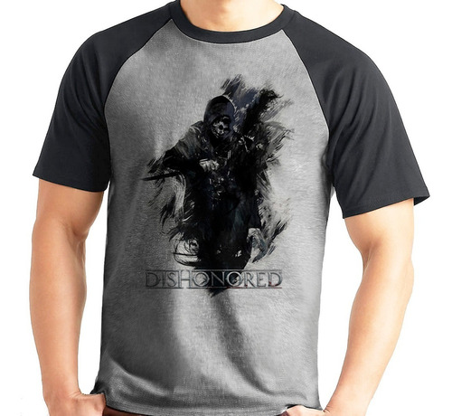 Camiseta Dishonored V3 Gamer Jogo Raglan Mescla Curta | Shopee Brasil