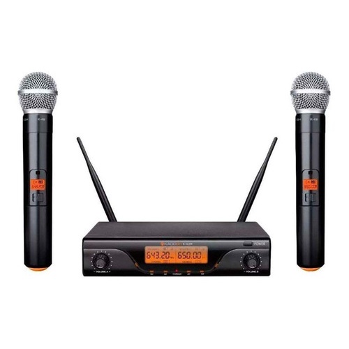 K412m Kadosh - Sistema Duplo Uhf De Microfones Sem Fio | Shopee Brasil