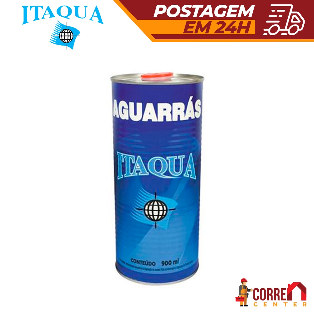 Aguarrás Solvente Limpeza 900ml Itaqua Agua Raz Diluir Tinta | Shopee ...