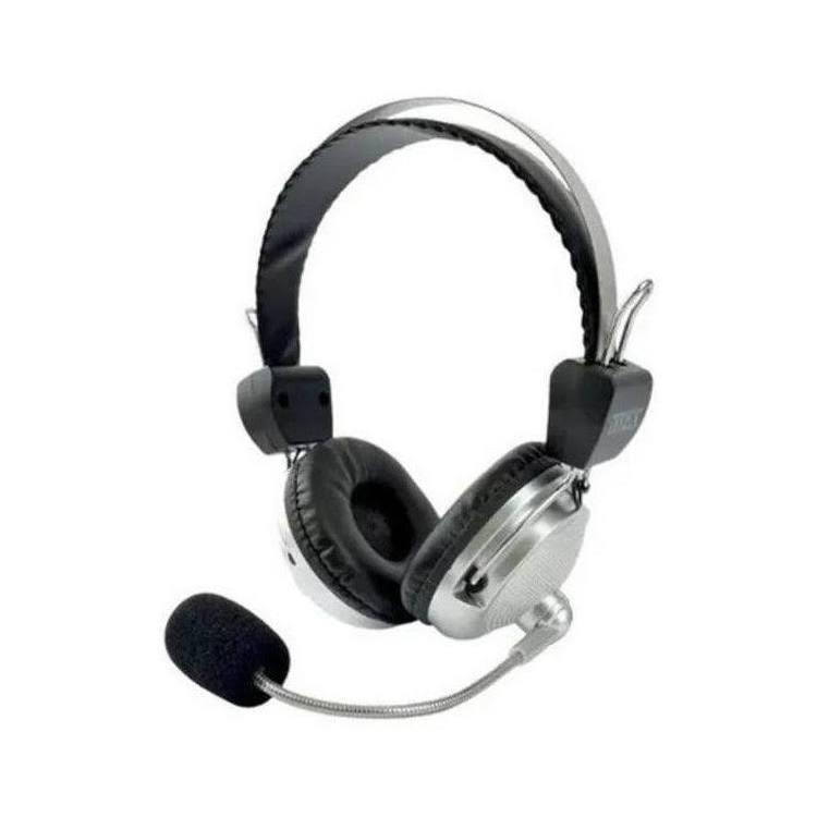 Fone microfone KT-301 gamer preto e prata | Shopee Brasil