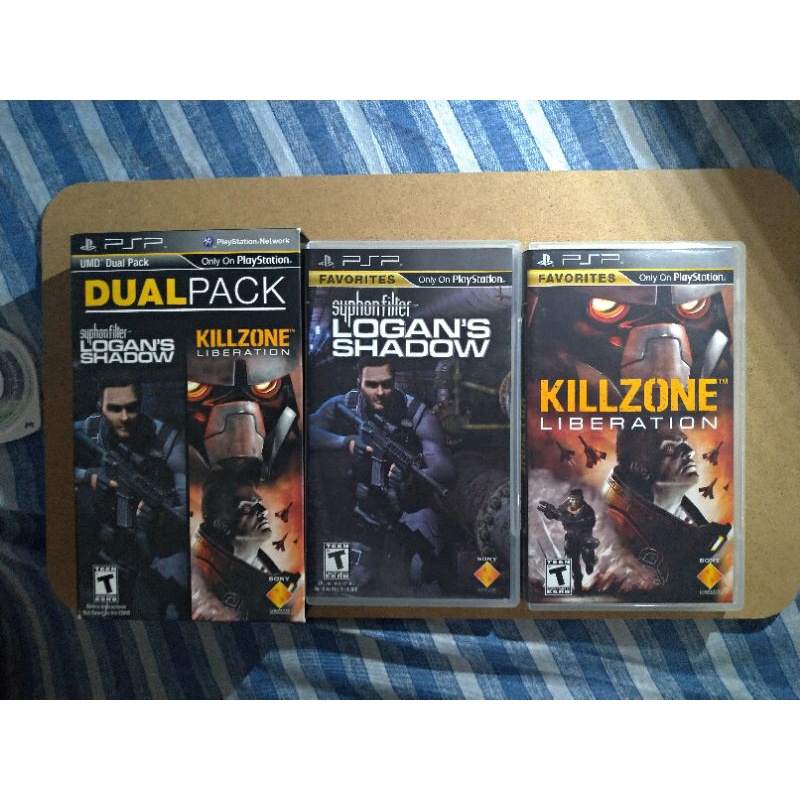 Jogos Psp Umd Dual Pack Syphon Filter Logan's Shadow e killzone ...
