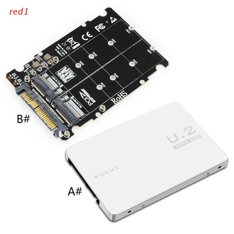 red1 M . 2 Adaptador SSD Para U 2em1 NVMe e SATA-Bus NGFF PCI-SFF-8639 ...