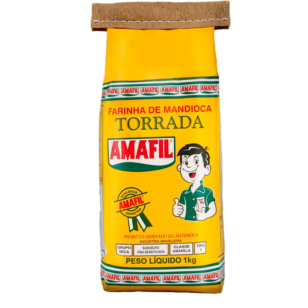 Farinha de Mandioca Torrada AMAFIL Papel | Shopee Brasil