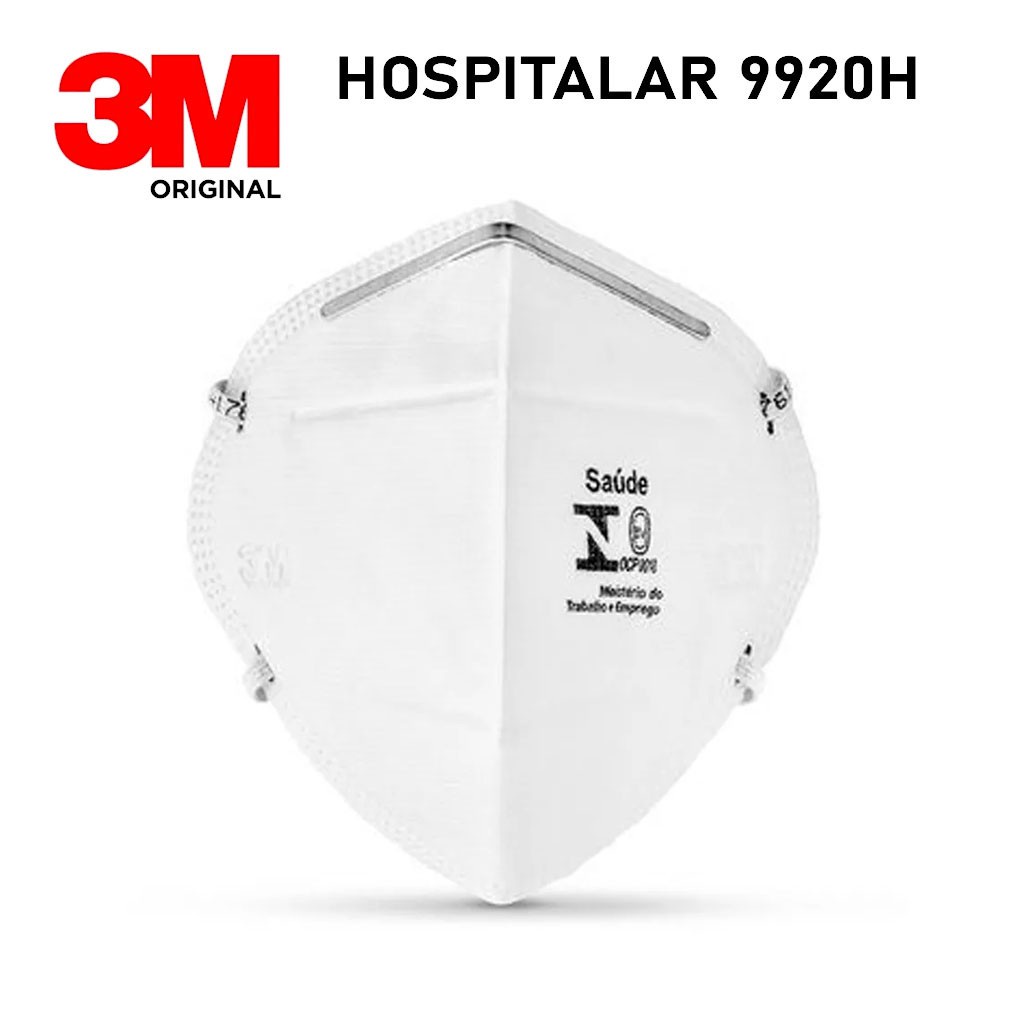 Mascara N95 PFF2 9920H Respirador Dobrável Anvisa 3M Original | Shopee Brasil
