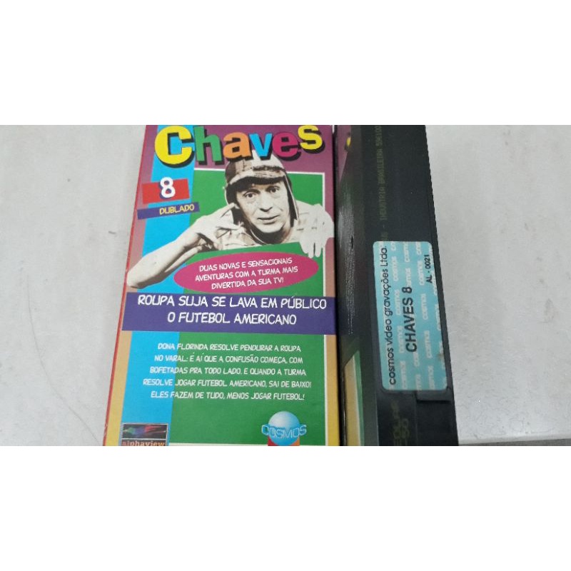 Fita VHS CHAVES Vol. 8 - Seriado do SBT | Shopee Brasil