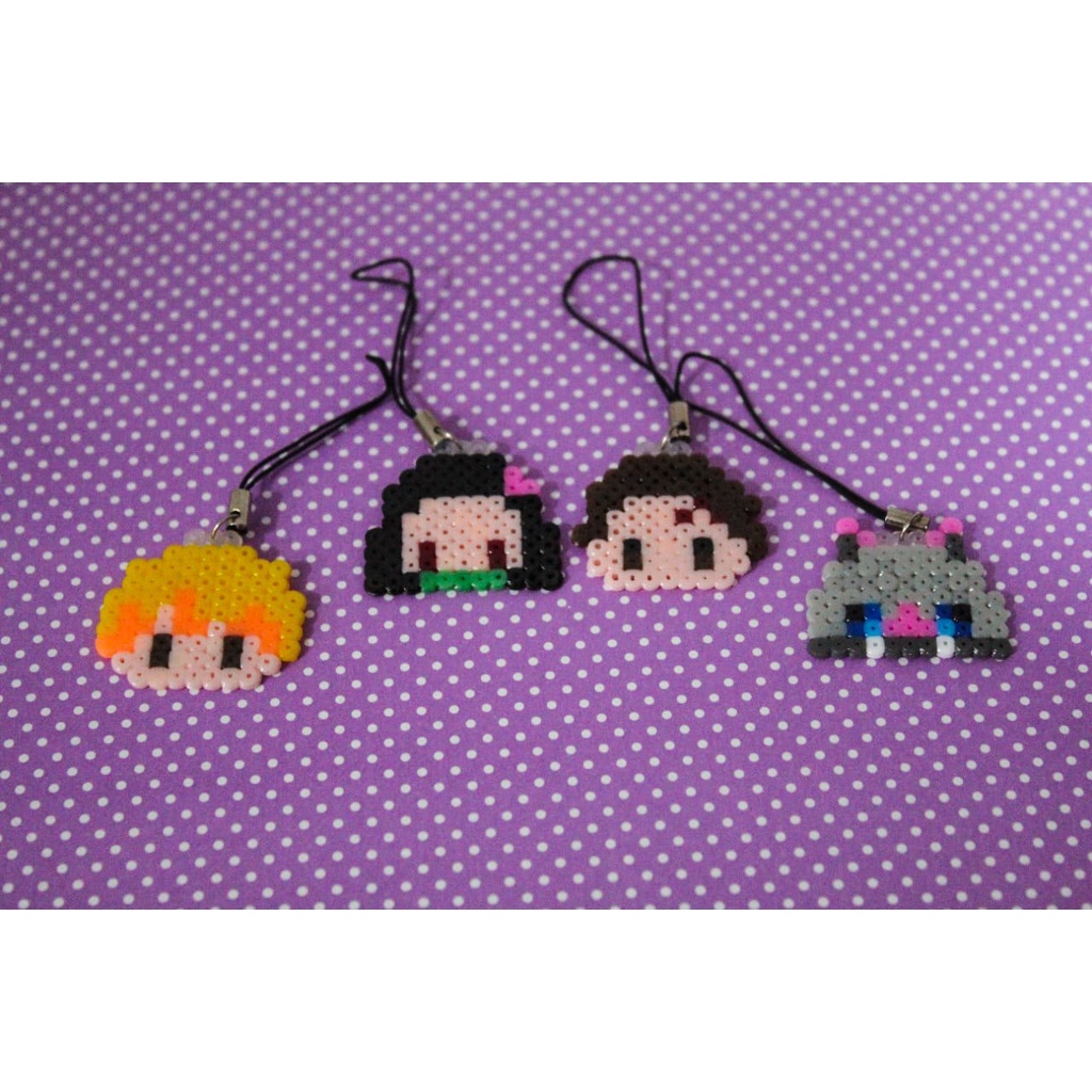 Pingente Demon Slayer Perler Beads 2.6mm | Shopee Brasil