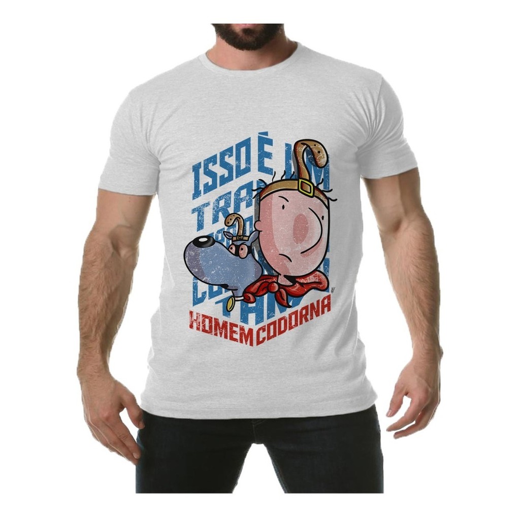 Camiseta Feminina OU Masculina Nostalgia Nerd Geek Homem Codorna Doug ...