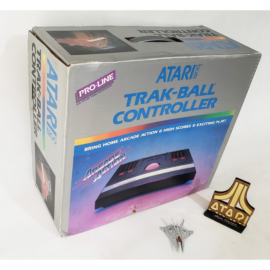 Trak-ball Controller Caixa Lacrado [ Atari 5200 ] Joystick Accade ...