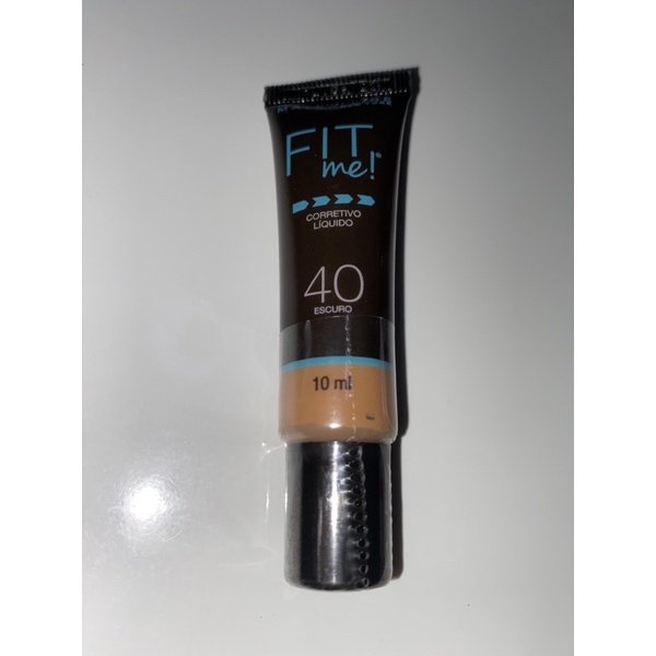 Corretivo Líquido Fit Me 40 Escuro | Shopee Brasil