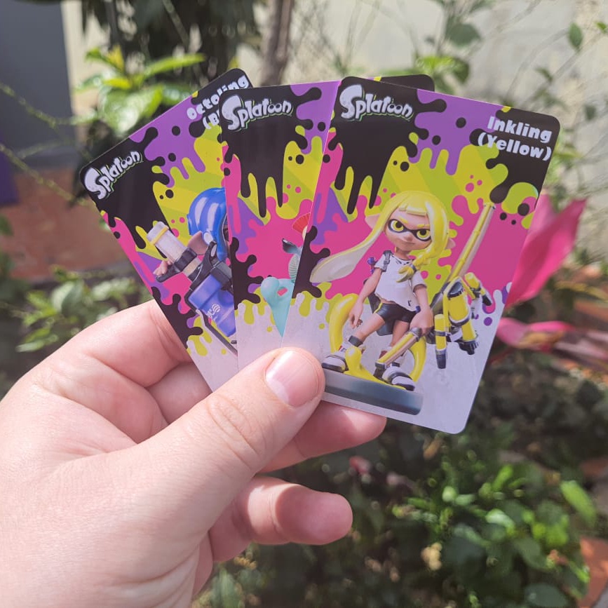 Amiibo Card SPLATOON em cartão PVC | Shopee Brasil