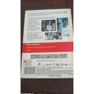 DVD Grey's Anatomy - segunda temporada - parte um - 2 dvds | Shopee Brasil