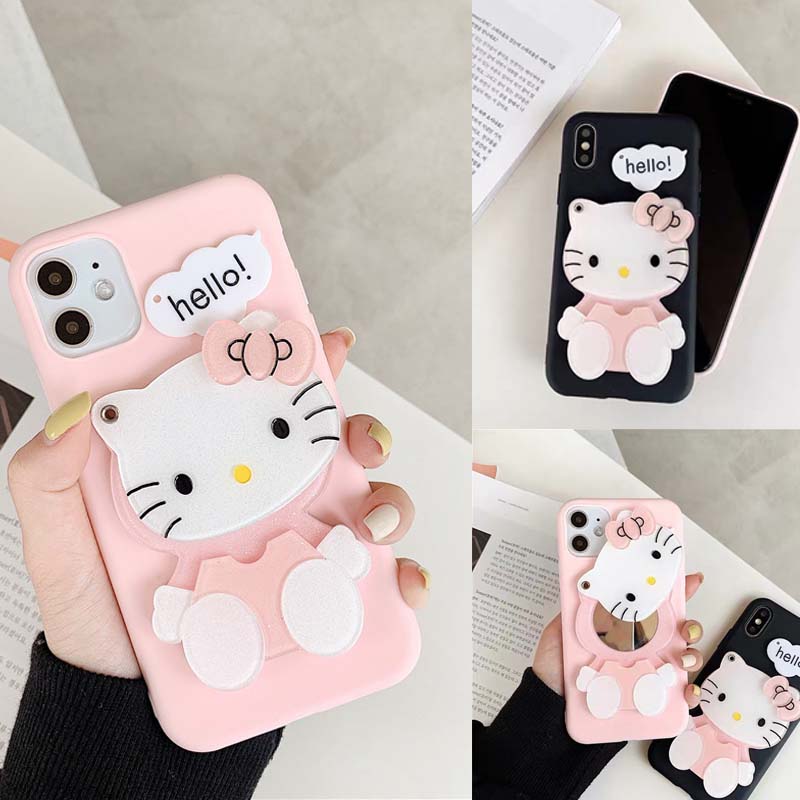 Capa Flexível De Tpu Hello Kitty Com Espelho De Maquiagem Para Samsung ... Capa Flexível De Tpu Hello Kitty Com Espelho De Maquiagem Para Samsung ...