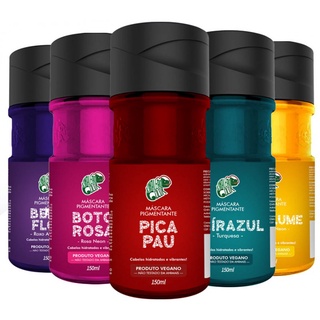 Kamaleão Color Tonalizantes Coloridos 150ml Tinta de Cabelo Máscara ...
