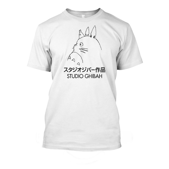 Camiseta Funny Logo Aneh Studio GHIBAH V2-Parody Ghibli | Shopee Brasil