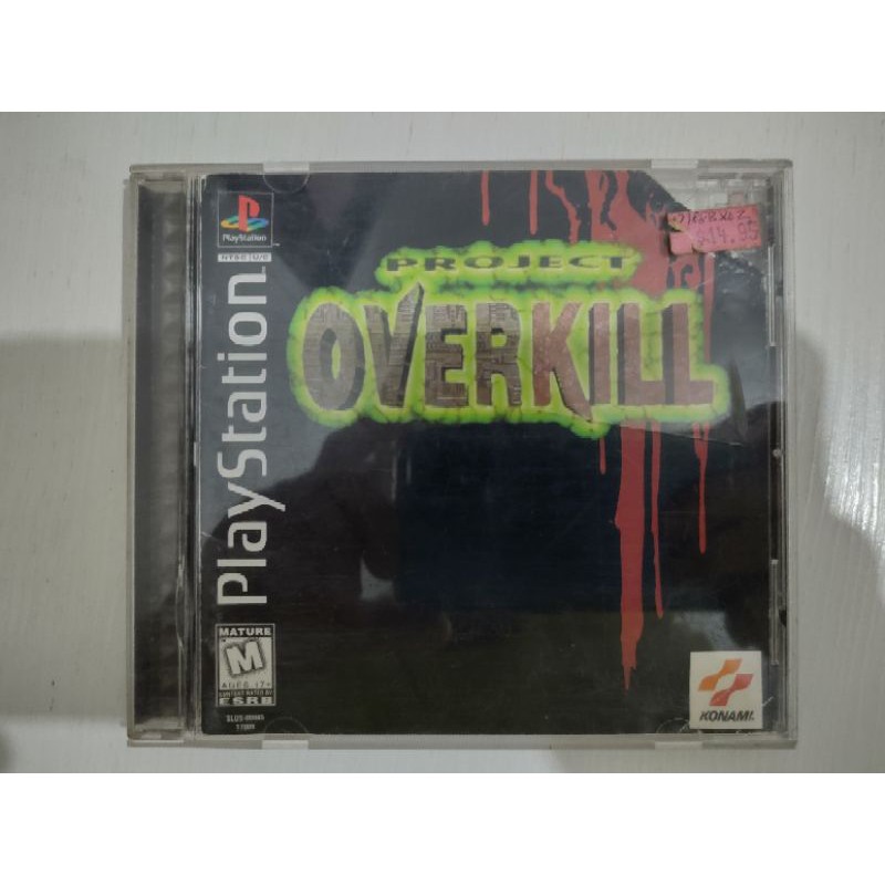 Project Overkill original de Playstation 1 | Shopee Brasil