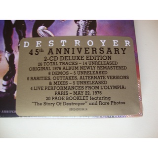 CD Duplo - Kiss - Destroyer 45th Anniversary Deluxe Edition - Lacrado ...