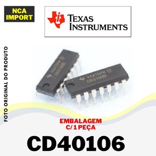 Circuito Integrado CD40106 | Shopee Brasil
