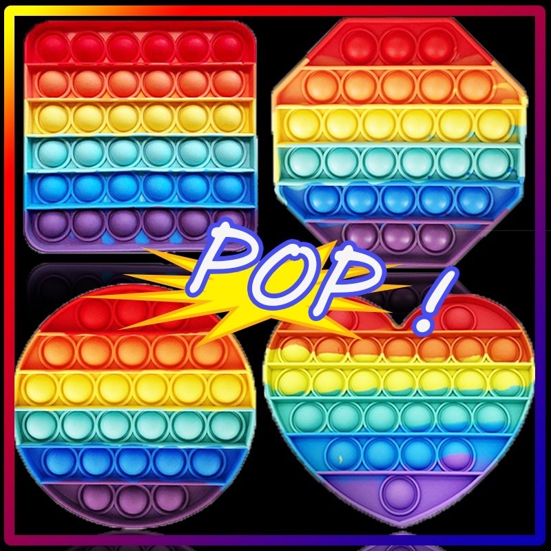 pop ti toys brinquedo e anti-stress push pop coracaolt tik tok figted ...