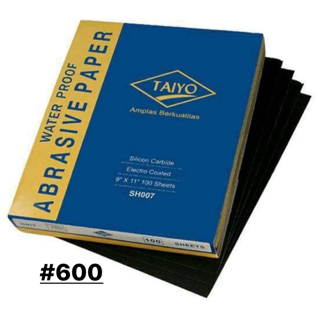 TAIYO 600 Folha ORIGINAL AMPLAS DUCO/De Qualidade De Papel | Shopee Brasil
