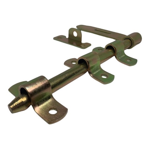 Ferrolho Trinco Redondo Reforçado Cromado 20cm União Mundial ...