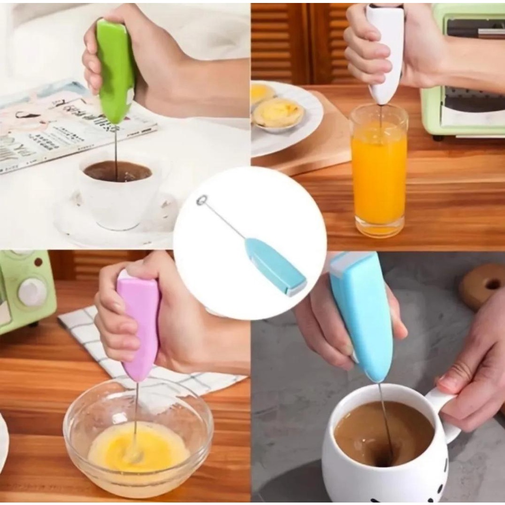 Mini mixer - misturador de bebidas / leite / café / suco / batedor de ...