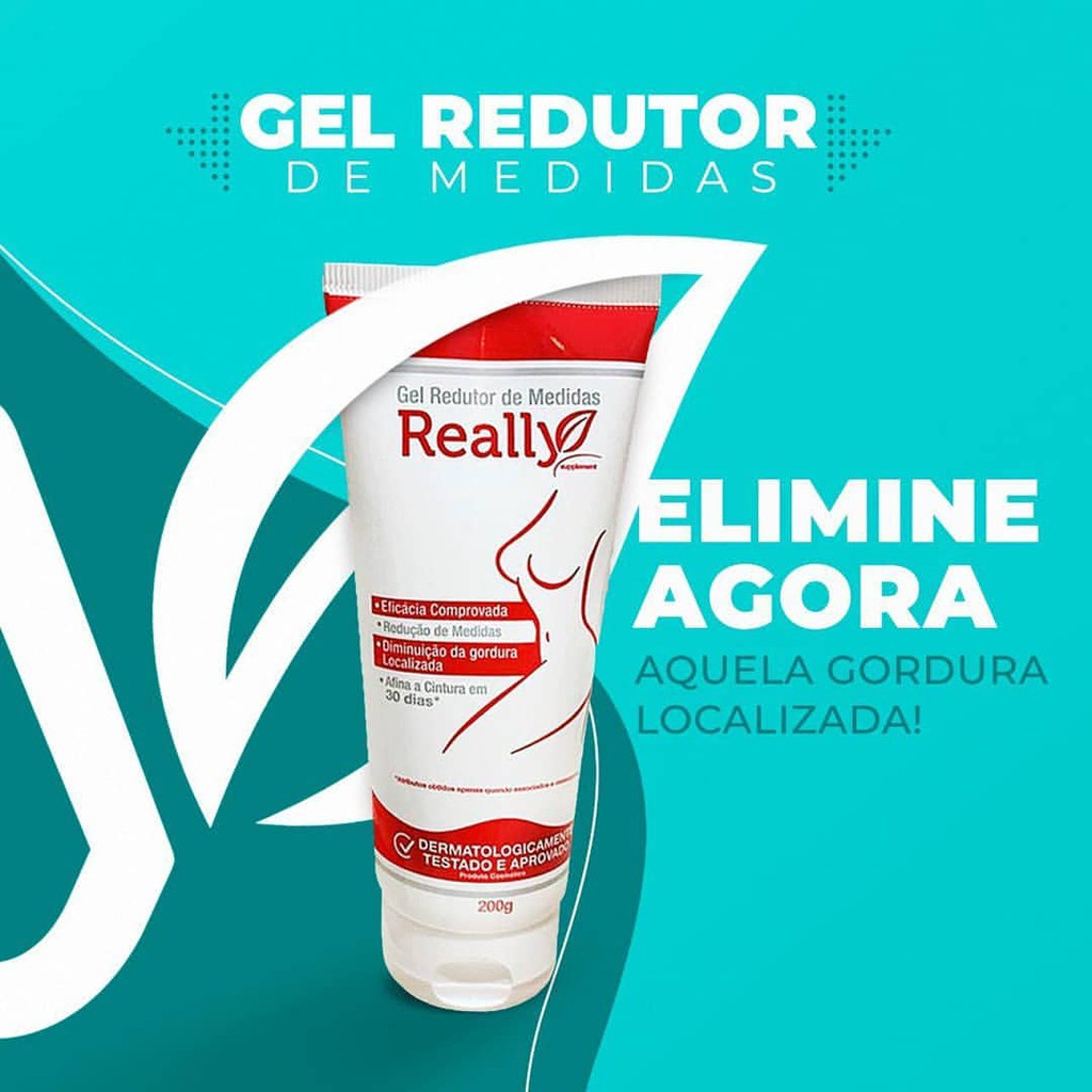 Gel Redutor de Medidas Para Queima de Gordura Localizada Really | Shopee Brasil