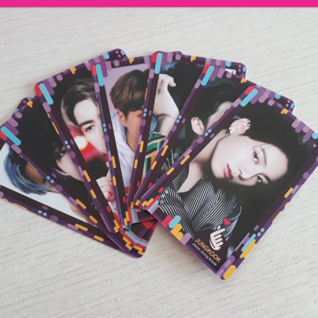 Kit Cards BTS / Kit com 7 Cards da banda k-pop BTS | Shopee Brasil