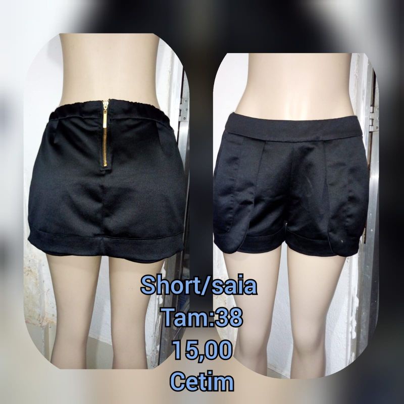 short saia | Shopee Brasil