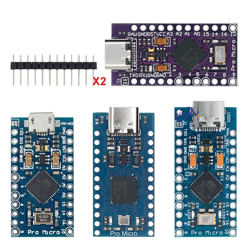Pro Micro Atmega32U4 5 V / 16 Mhz Módulo Com O Bootloader Para Arduino ...