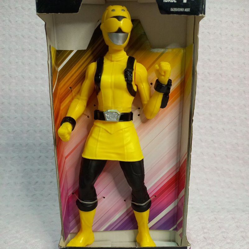 Boneco Power Rangers amarela Hasbro | Shopee Brasil