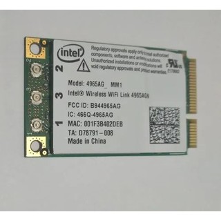 Placa Wireless Wifi Intel 4965agn Mini Pci Express Notebook | Shopee Brasil