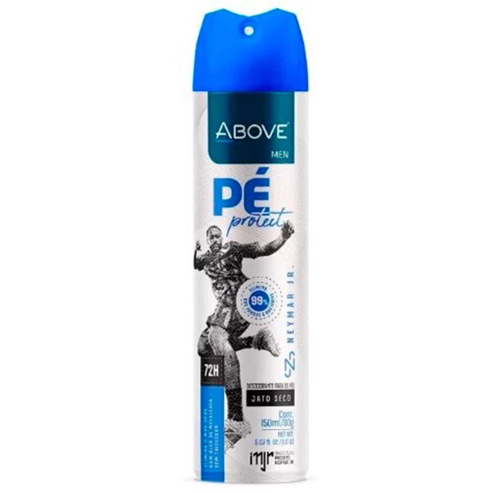 Desodorante Above Aerosol Neymar Jr Pês Clinical Invisible Men 150ml ...