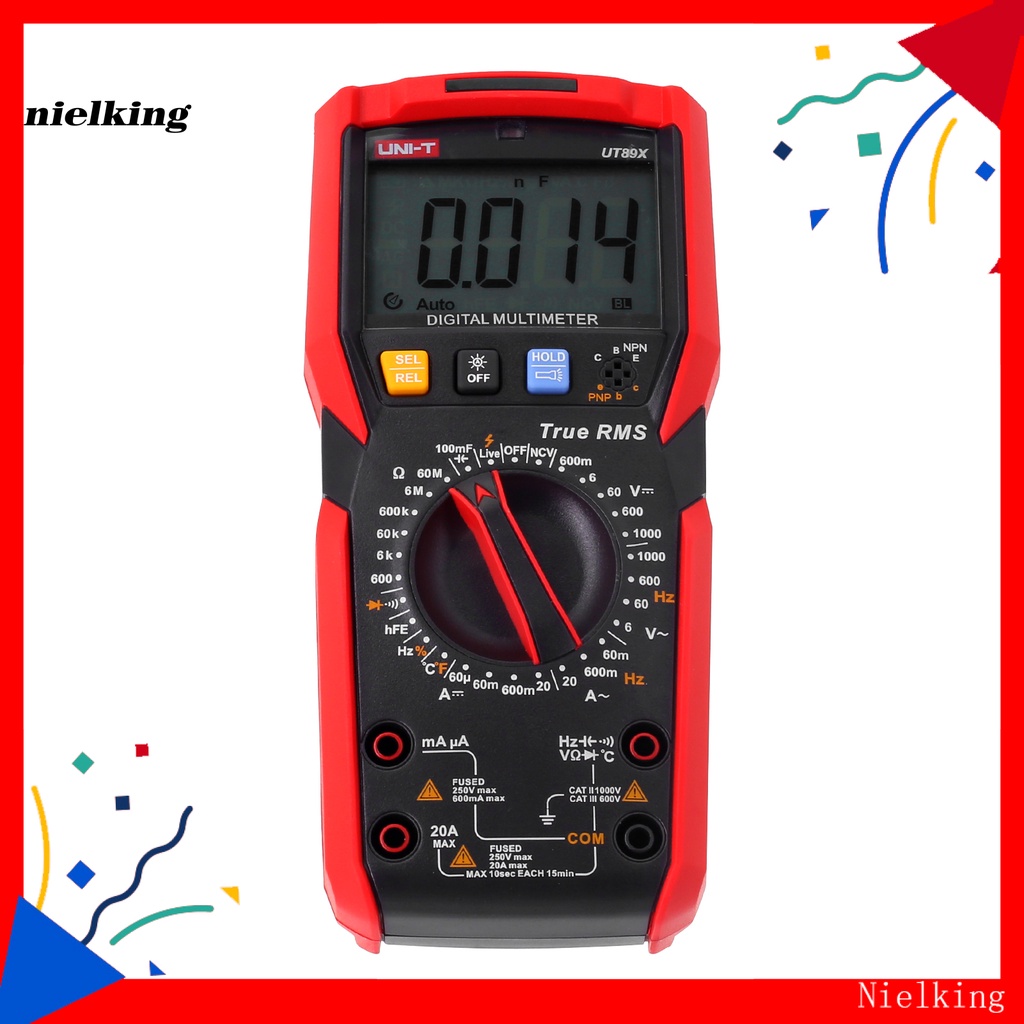 NK Multi-function Voltage Tester Capacitance Temperature NCV Detection ...