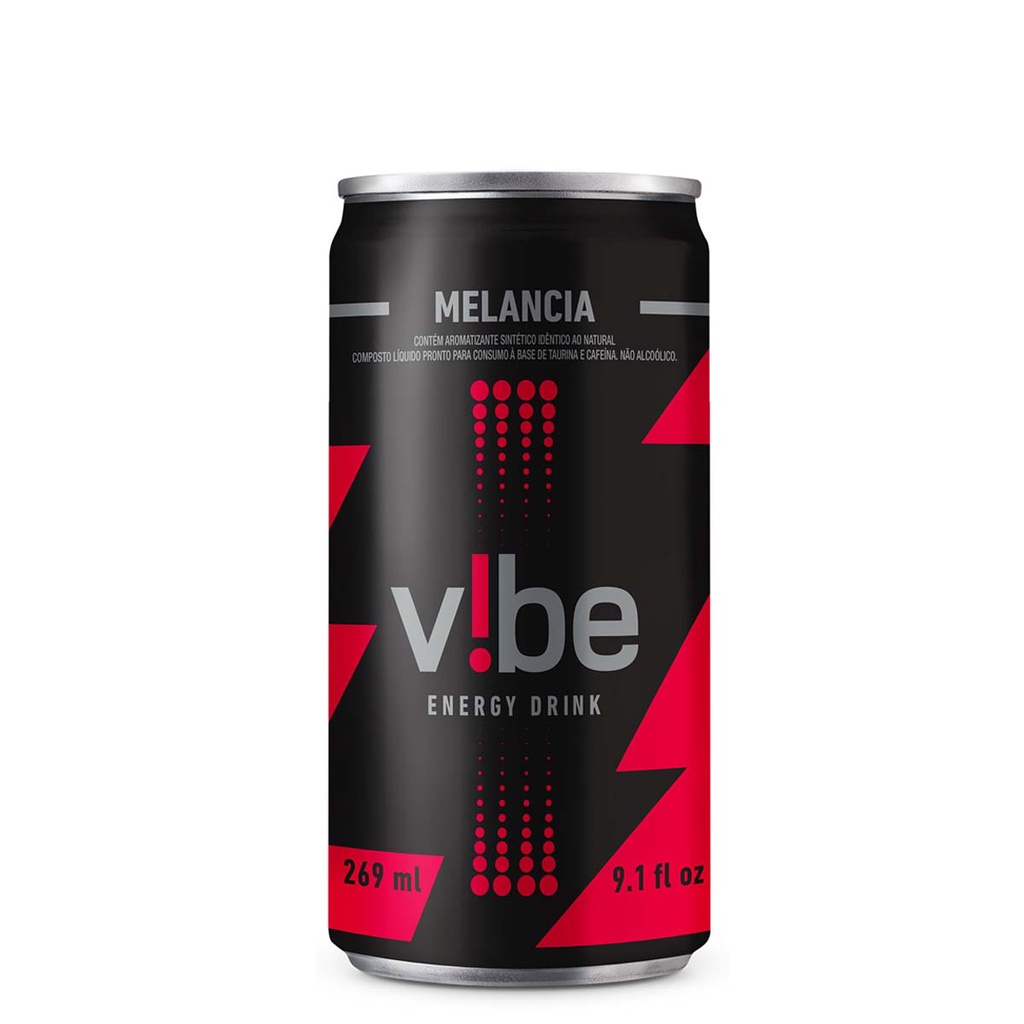 Energético Vibe Energy Drink Melancia 269ml | Shopee Brasil