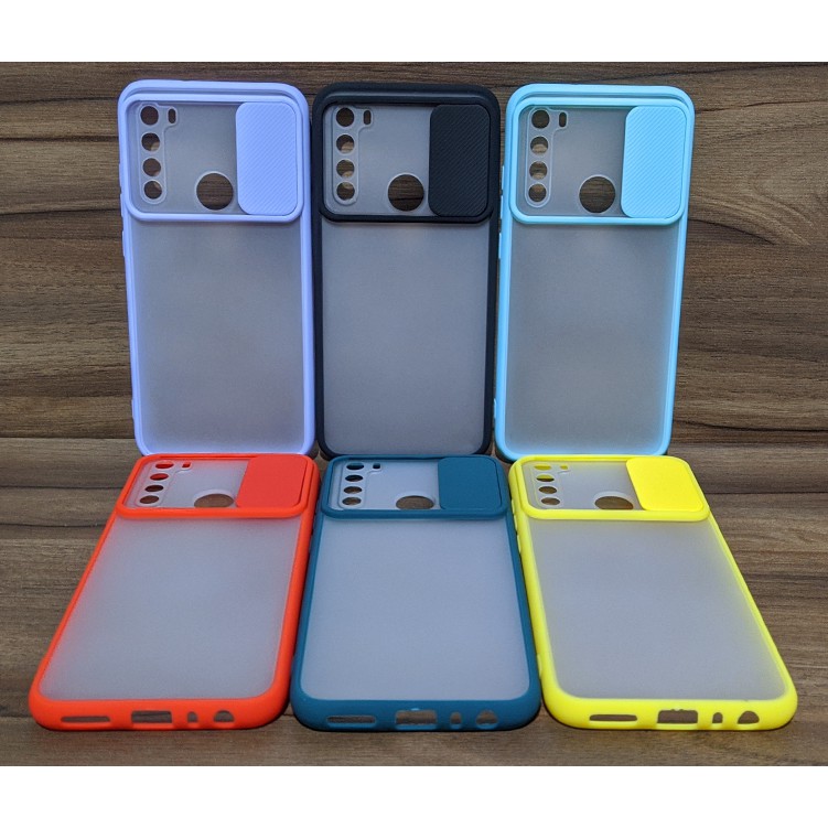 Capa Case Capinha Xiaomi Redmi Note 8 Rigida Anti Impacto Slide Flip