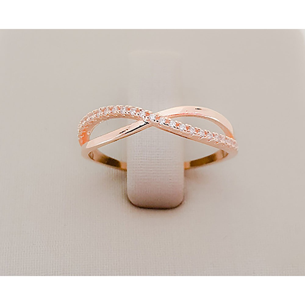 Anel Q Bella Infinito Rose | Shopee Brasil