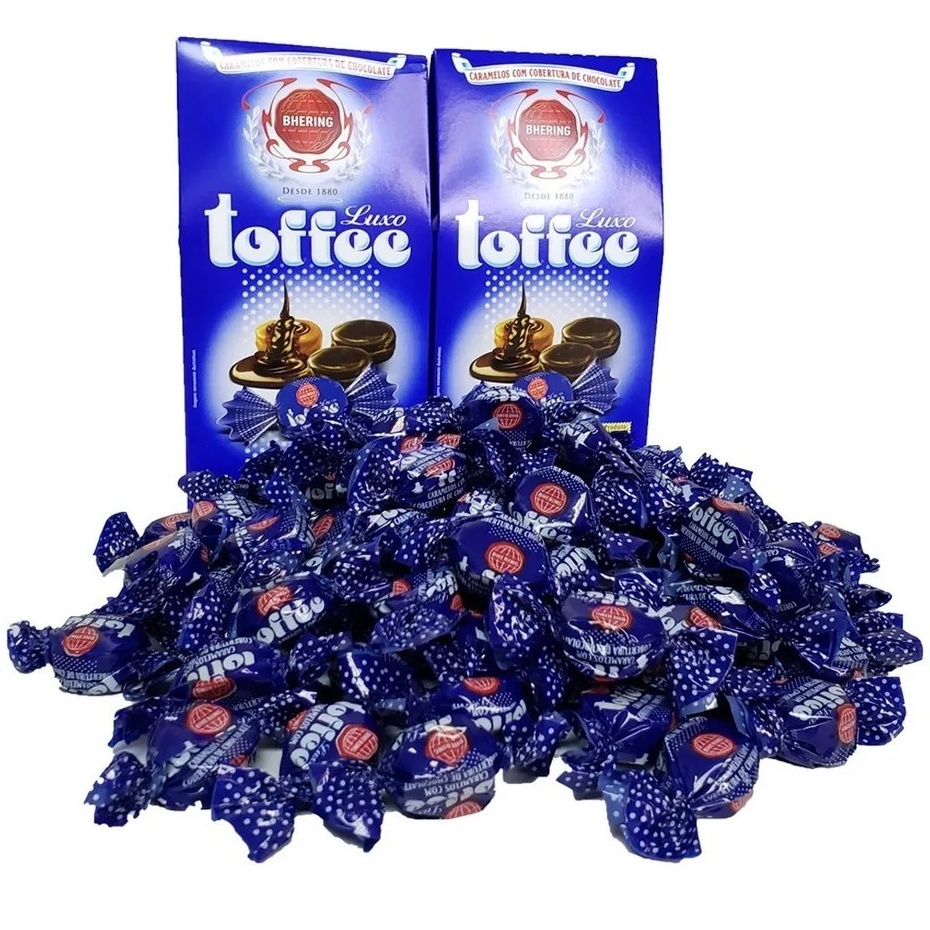 Kit 2 Balas Toffee Bhering 100g | 2 pacotes com 100g cada - 200g total ...