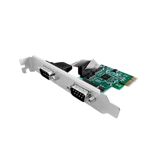 Placa PCI Express Serial 2 Portas DB9 50bps a 16Mbps 100MHz | Shopee Brasil