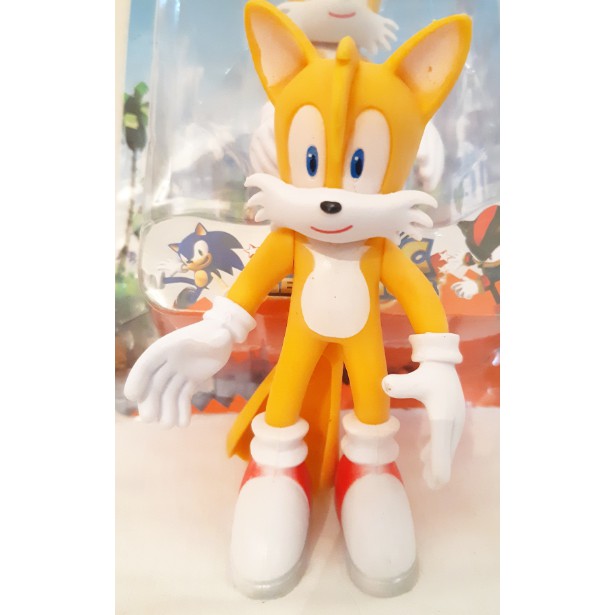 Bonecos Sonic, Tails, Knuckles, Shadow, Lobo Sonic Werehog e silver ...