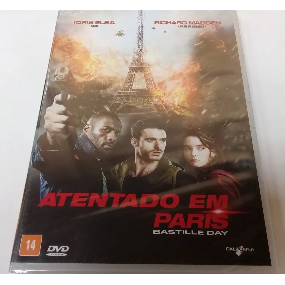 DVD ATENTADO EM PARIS - Idris Elba - Novo Lacrado De Fabrica-dublado | Shopee Brasil