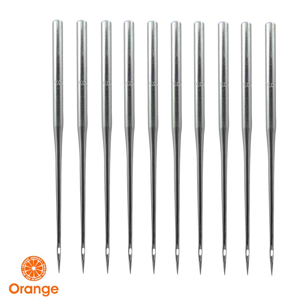 Agulha P/ Maquina Reta Industrial Cabo Fino Dbx1 Orange No21 | Shopee Brasil