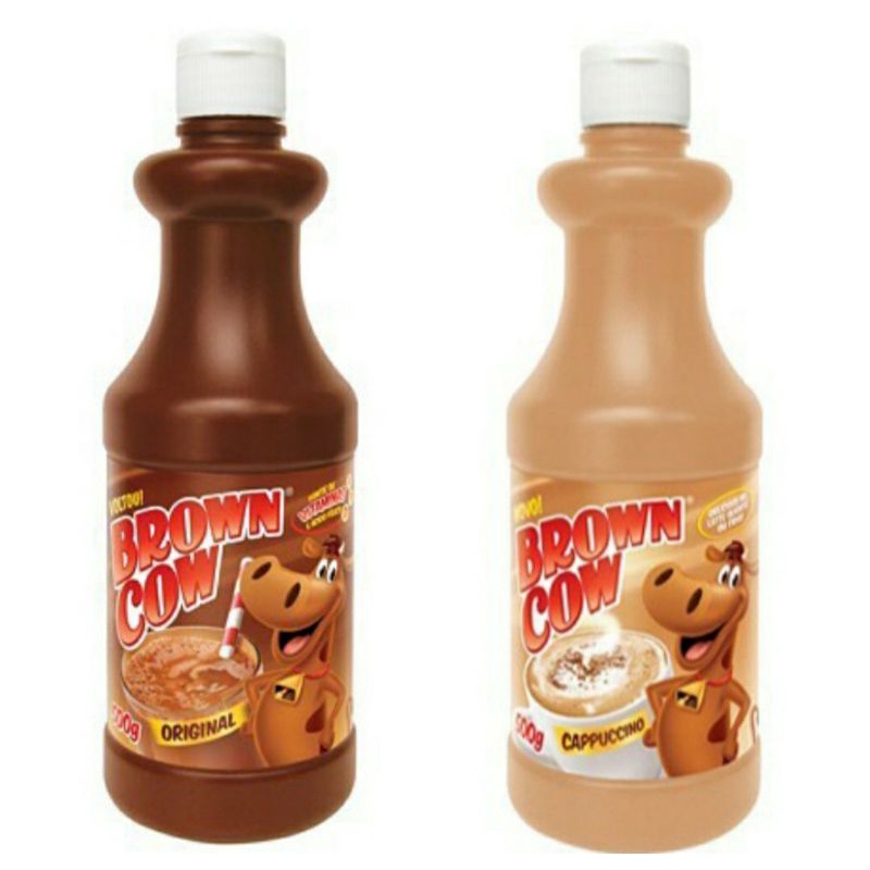 achocolatado liquido kit 2 unidades Brown Cow 500g sabores chocolate ...