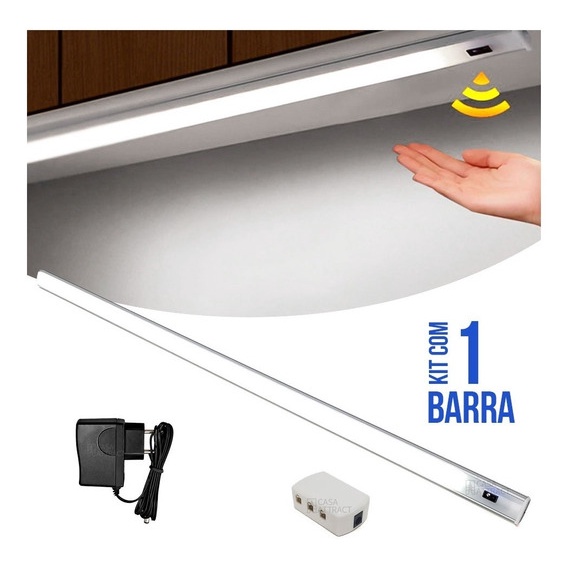 KIT Lampada Luminára de armário, mesa, closet, guarda roupa, escadas ...
