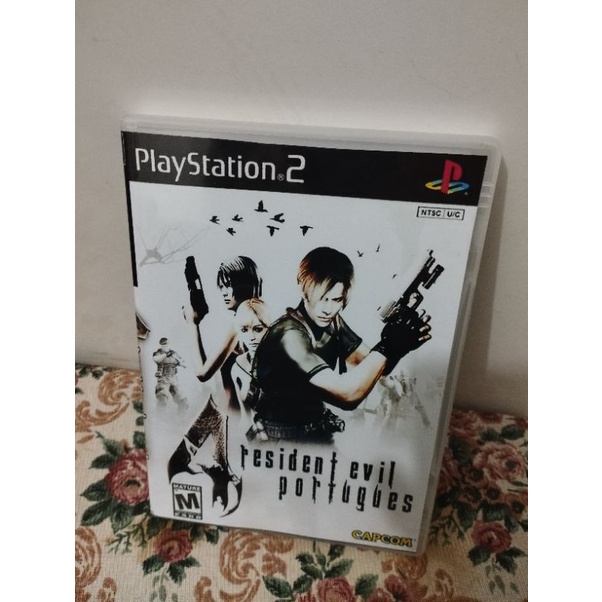 Resident Evil 4 Ps2 Box Dvd Dublado E Com Legenda Em Português ...
