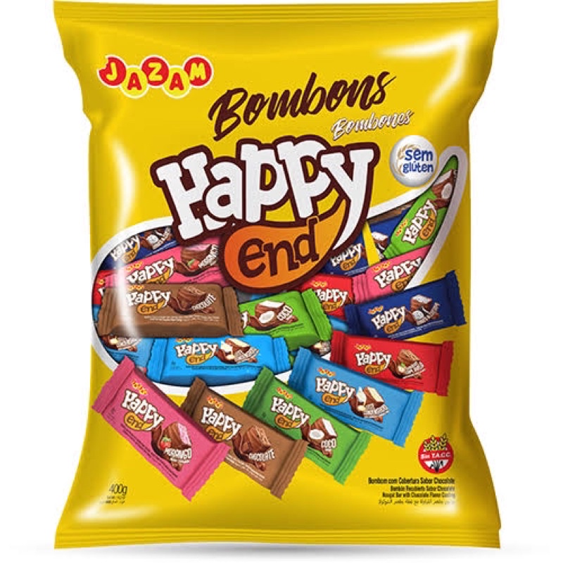 Chocolate Bombom Jazam Happy End Sortidos 400g | Shopee Brasil
