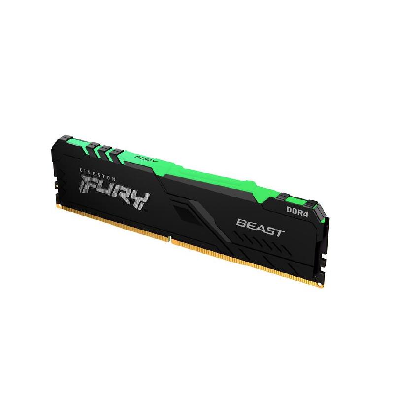 Memoria Gamer Hyper X Fury Beast Ddr4 8gb 2666mhz com RGB | Shopee Brasil