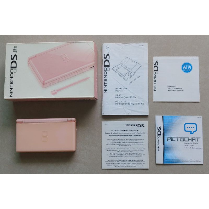 NDS LITE COM CAIXA E MANUAL NOVINHO NINTENDO DS LITE COMPLETO E ...