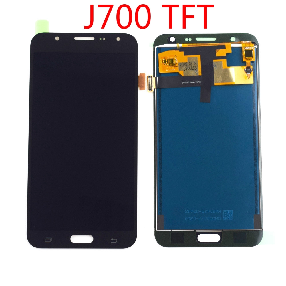 Tela Touch + Display LCD Para Samsung Galaxy J7 2015 J700 LCD SM-J700F J700M J700H / DS ...